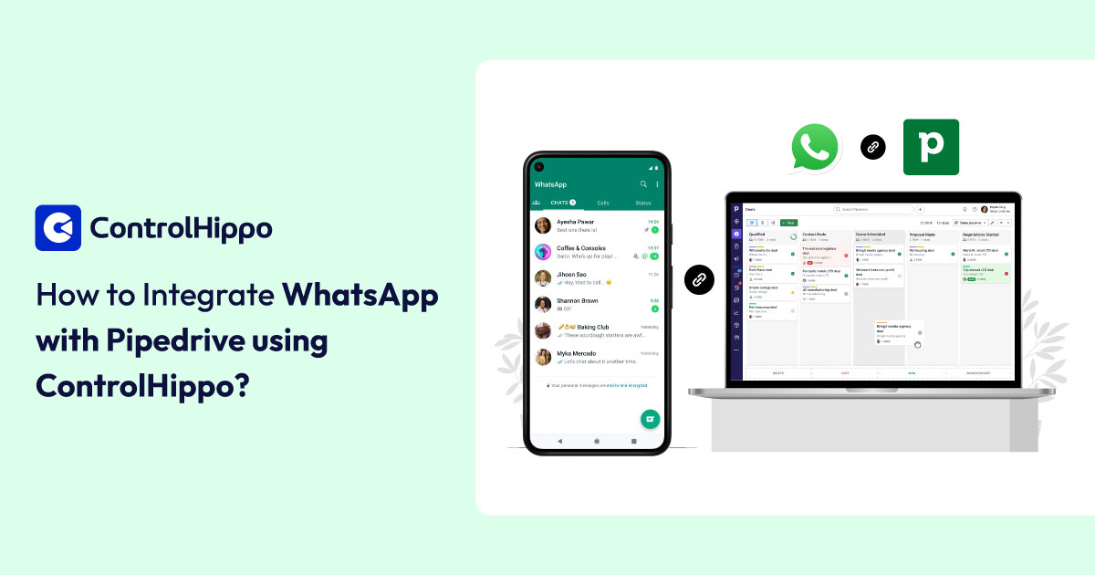 How to Integrate WhatsApp With Pipedrive using ControlHippo?