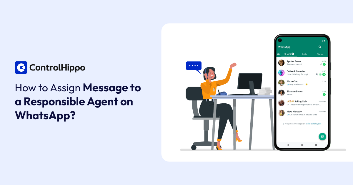 How to Assign Message to a Responsible Agent on WhatsApp?