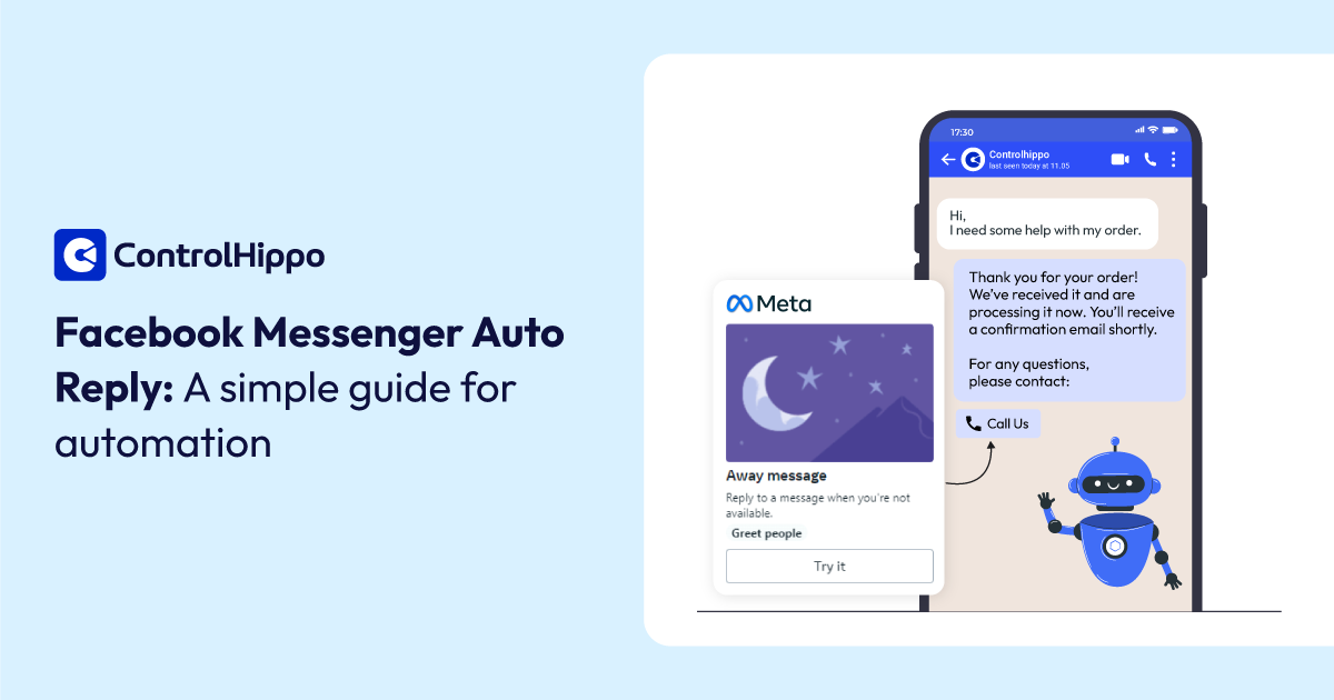 Facebook Messenger Auto Reply: Guía de 5 pasos con ejemplos