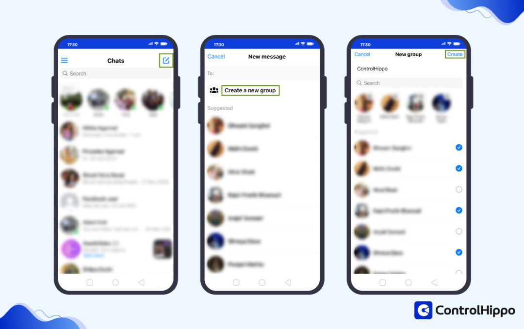 How To Create Group Chat In Facebook Messenger | ControlHippo